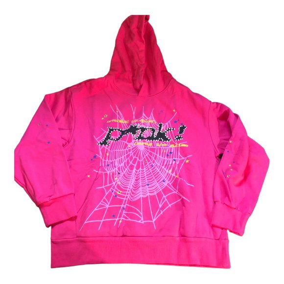 Sp5der | Shirts | Sp5der Pnk Hoodie Pink | Poshmark